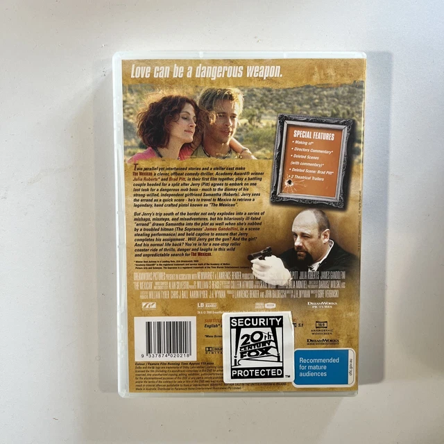 THE MEXICAN (DVD, 2001) Brad Pitt $6.10 - PicClick AU