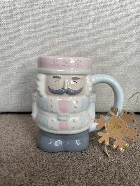 TK MAXX HOMESENSE Christmas Holly & Joy Nutcracker Novelty Coffee Mug ...
