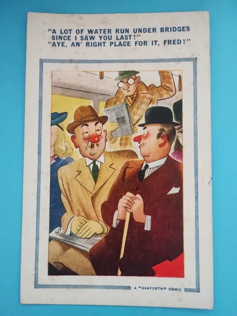 BAMFORTH COMIC SERIES No 273 - Black Triangle - Humour - Postcard £3.00 ...