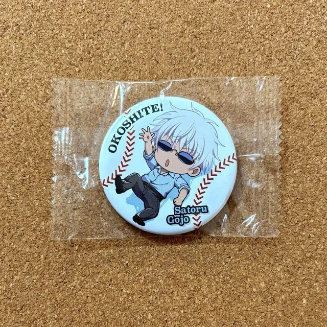 JUJUTSU KAISEN GOJO Satoru Defo Can Badge Gacha Anime Character ...