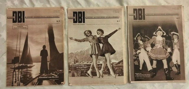 ORIGINAL POST WW2 German DBI Magazine November 1955 January 1956 ...