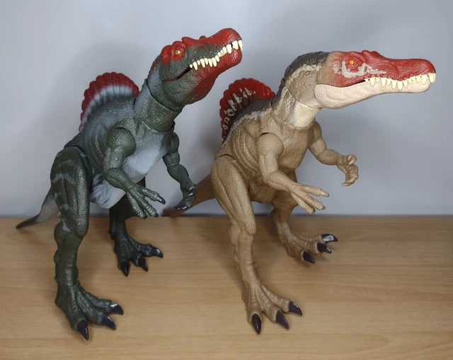 JURASSIC WORLD SPINOSAURUS Toy Legacy Collection Extreme Chompin X 2 ...