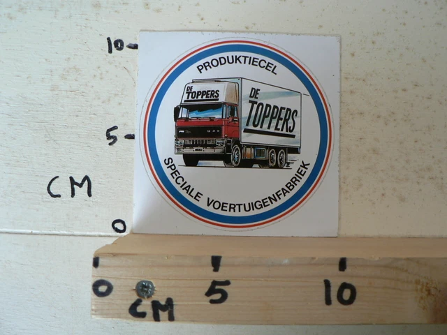 STICKER,DECAL DAF TRUCKS Productiecel De Toppers Special ...