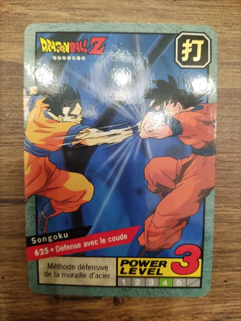 CARTE DRAGON BALL z power level songoku 625 le grand combat EUR 10,00 - PicClick FR