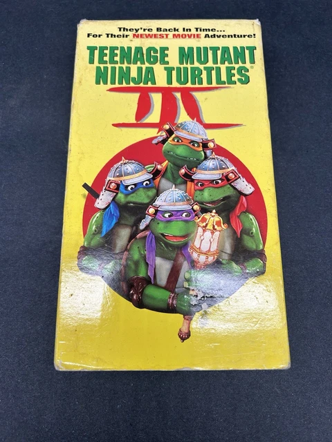 1980’S TEENAGE MUTANT Ninja Turtles 3 VHS Tape £13.91 - PicClick UK