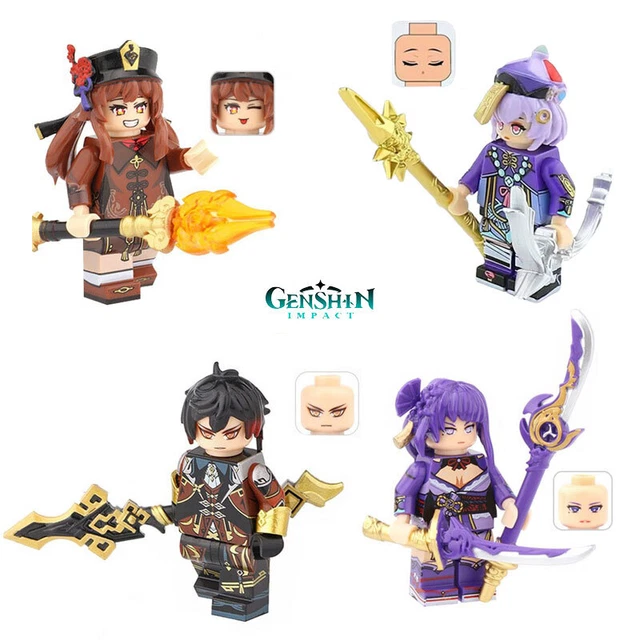 ORIGINAL GENSHIN IMPACT Thunder General Zhongli Figure Collectible For ...