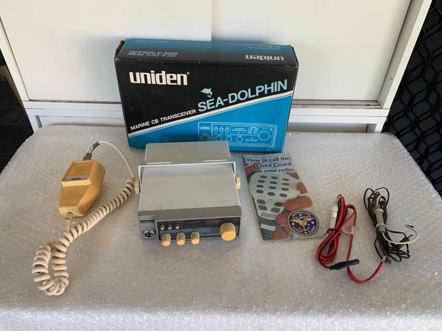 VINTAGE UNIDEN SEA-DOLPHIN Marine Cb Transceiver Mc-700 Cb Radio ...