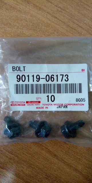 TOYOTA LEXUS GENUINE LAND CRUISER Transaxle Oil Pan Bolt 90119-06173 ...