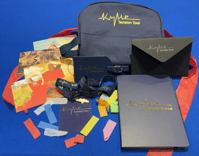 KYLIE MINOGUE 2025 Tension Aussie Tour Exclusive VIP Merchandise Pack ...