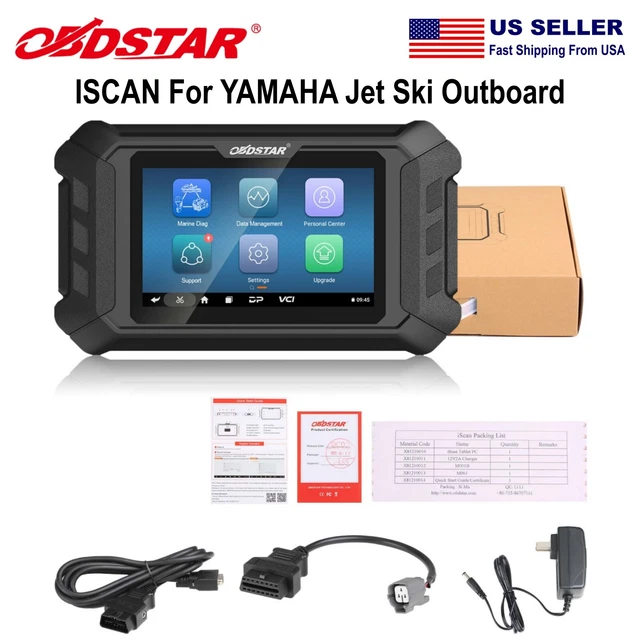 OBDSTAR ISCAN YAMAHA Jet Ski & Outboard Diagnostic Tool Code Scanner ...
