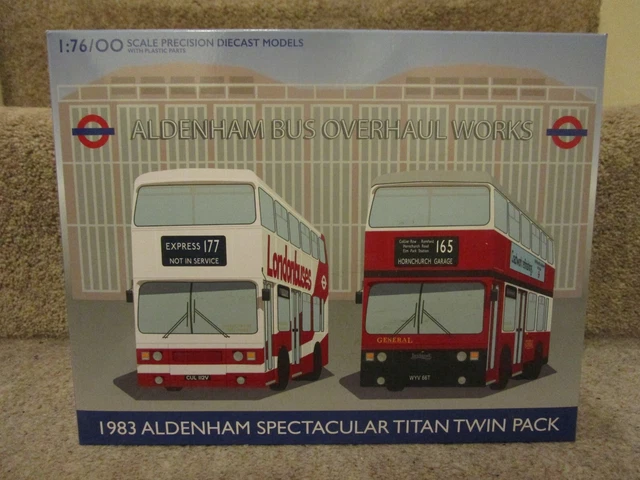 EFE 99938 ALDENHAM Works Leyland Titan B15 Bus Twin Pack London ...