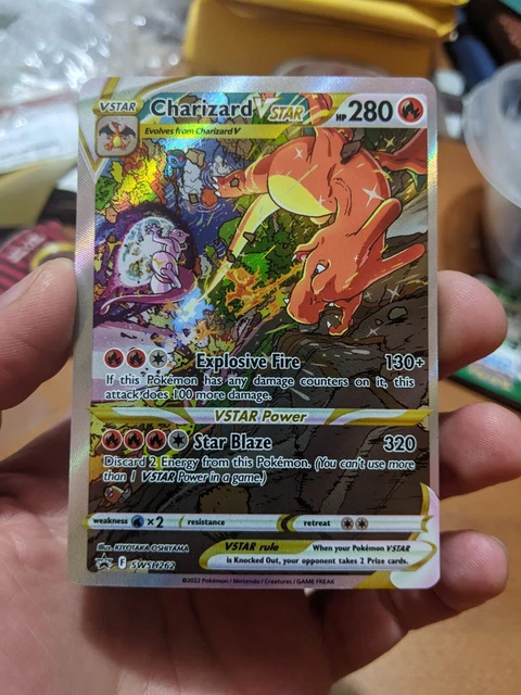POKEMON SWORD SHIELD Ultra Premium Alt Art Charizard VSTAR SWSH262 MINT ...