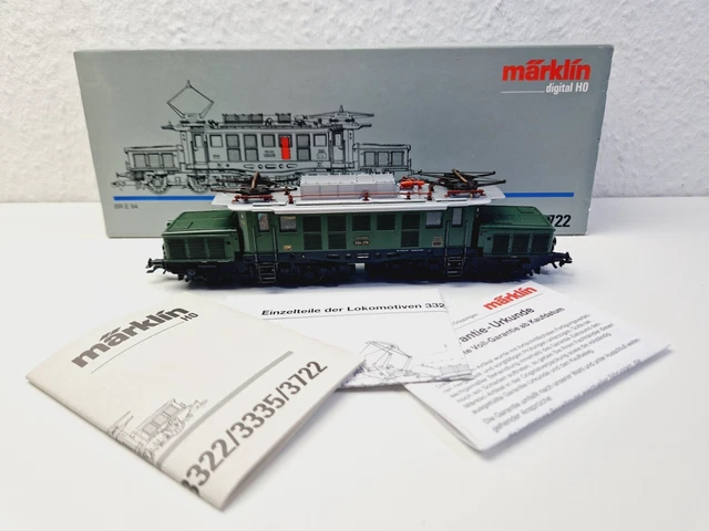 MÄRKLIN H0 3722 E-Lok BR E 94 DB Deutsches Krokodil Digital TOP/OVP ...