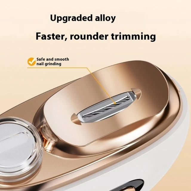 GENTLE ELECTRIC NAIL Cutter 3 Speed Control Rechargeable Family ...