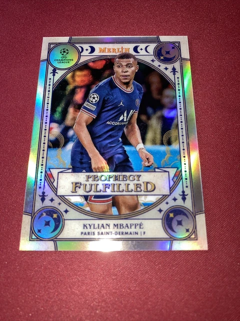 KYLIAN MBAPPE TOPPS Merlin 2022 Prophecy Fulfilled Football Card - PSG ...
