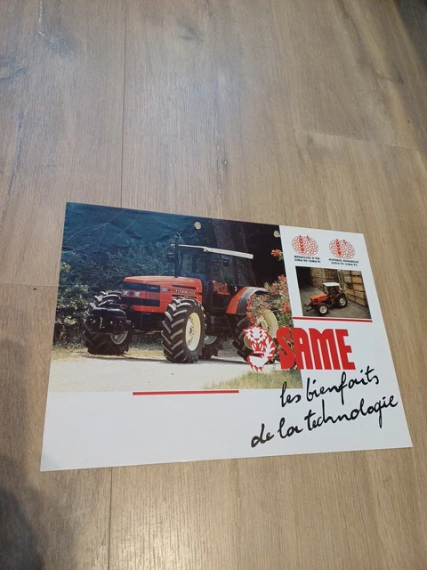 PROSPECTUS TRACTEUR SAME Gamme Tractor Prospekt Trattori Brochure EUR 5,50 - PicClick DE