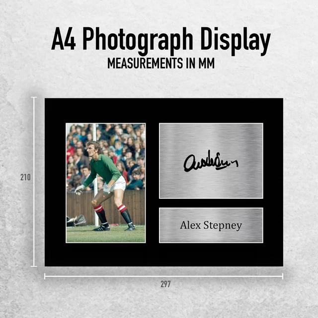 ALEX STEPNEY MAN U Printed Autograph A4 Photo a Football Fan £19.99 ...
