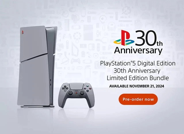 SONY PS5 DIGITAL Edition - 30th Anniversary Limited Edition Bundle ...