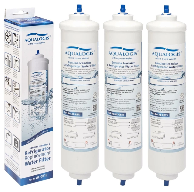 3X WATER FILTER For Hisense Fridge DA2010CB, 4197770OH, 3032813OH ...