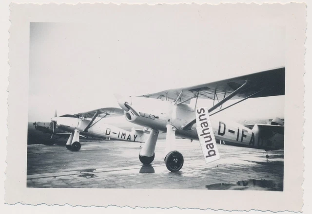 FOTO BÖBLINGEN FLUGPLATZ Flugzeug Focke-Wulf Fw 56 Vorkriegszeit (2773n ...