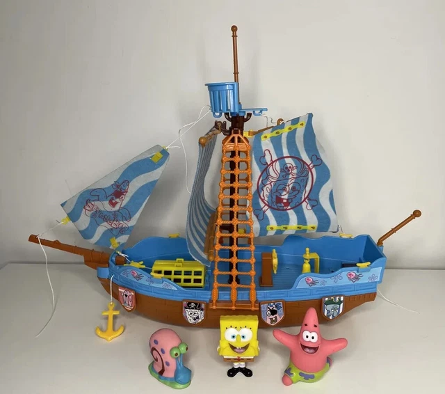 SIMBA SPONGEBOB PIRATE Ship Boat with original Figures £47.90 - PicClick UK