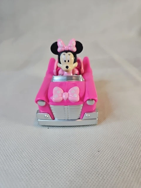 DISNEY MINNIE MOUSE Pink Car Mickey Mouse Clubhouse Pull Back Car 4x2 ...
