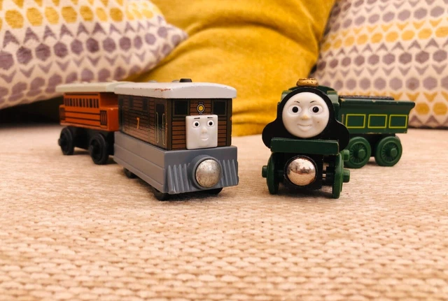 THOMAS AND FRIENDS Toby Henrietta and Emily for wooden trainsets £9.95 ...