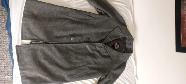 VINTAGE STRACHAN OF Stroud Pure Wool Tweed Robert Rex Melbourne Coat ...