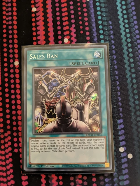YU-GI-OH! TCG SALES Ban Battle of Chaos BACH-EN063 1st Edition Secret ...