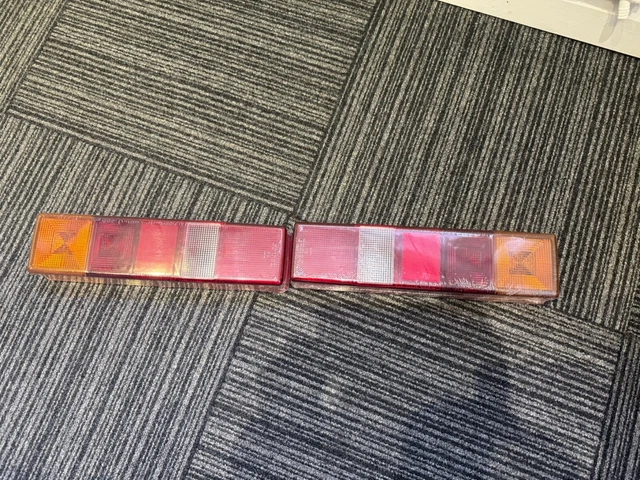 FORD TRANSIT TIPPER PICKUP TRUCK REAR LIGHT LAMP LENS (pair) MK5 MK6 ...