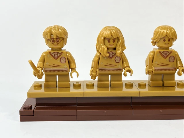 LEGO HARRY POTTER: Gold Minifgures 20th Set of 9 W display + bonus 16 ...
