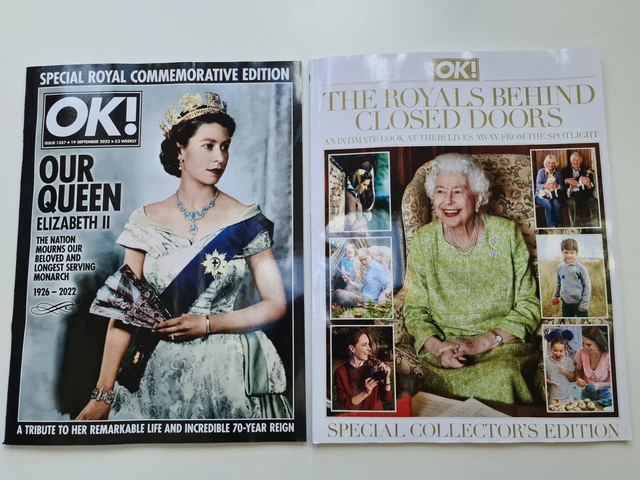 QUEEN ELIZABETH II Death & The Royals OK! Special Collector's Edition ...