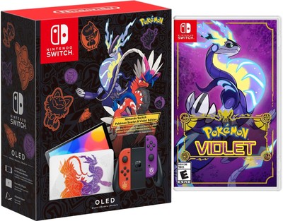 NINTENDO SWITCH (OLED Model) Pokémon Scarlet & Violet Bundled With ...