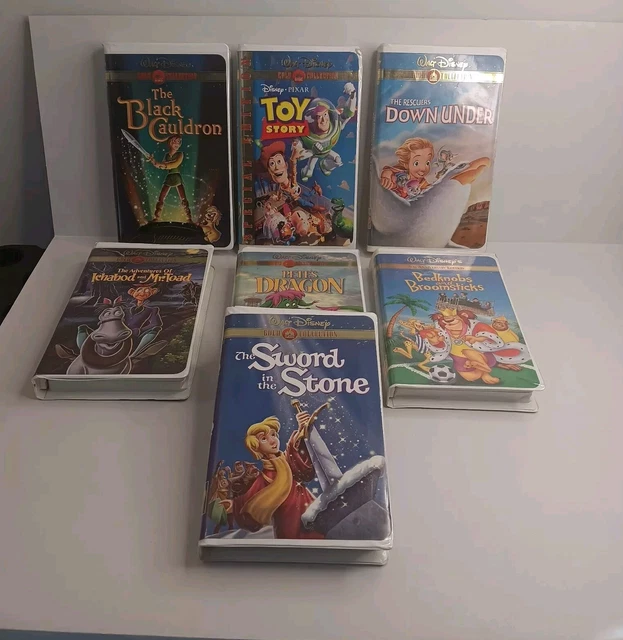 WALT DISNEY CLASSIC Gold Collection 6 VHS Tape Lot $11.00 - PicClick AU