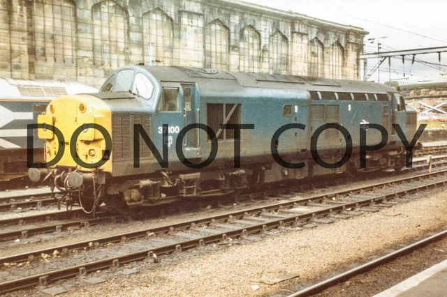 UK DIESEL TRAIN Railway Photograph Of Class 37 Loco 37100. Rm37-373 £1. ...