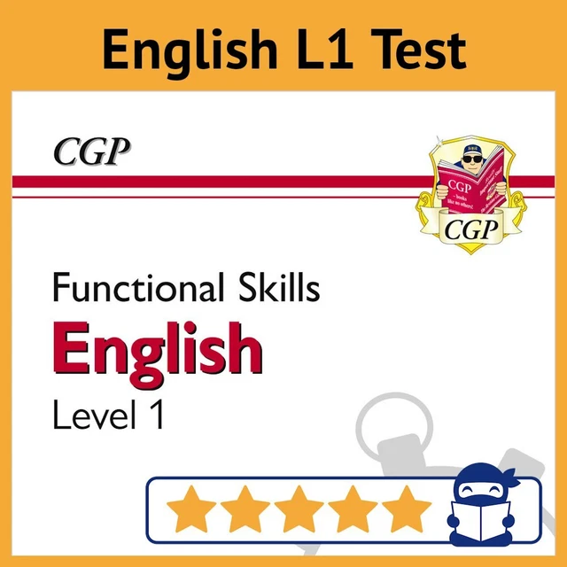 NEW FUNCTIONAL SKILLS English Level 1 - 10-Min Tests for 2025 with ...