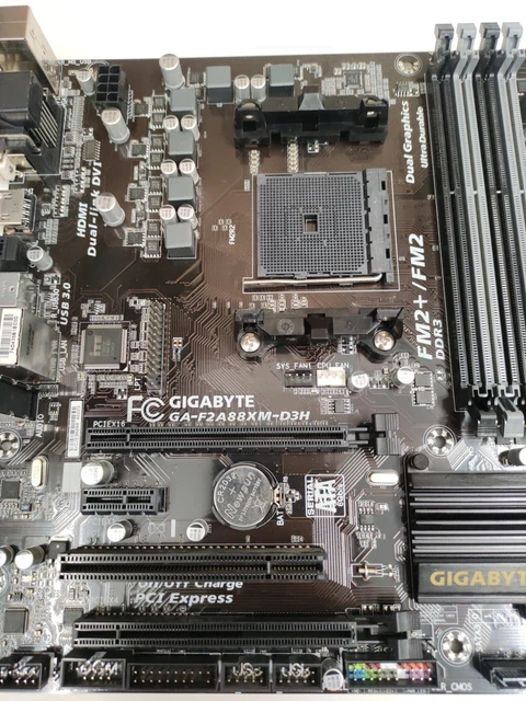 GIGABYTE GA-F2A88XM-D3H REV 3.0 AMD A88X microATX Mainboard Sockel FM2 ...