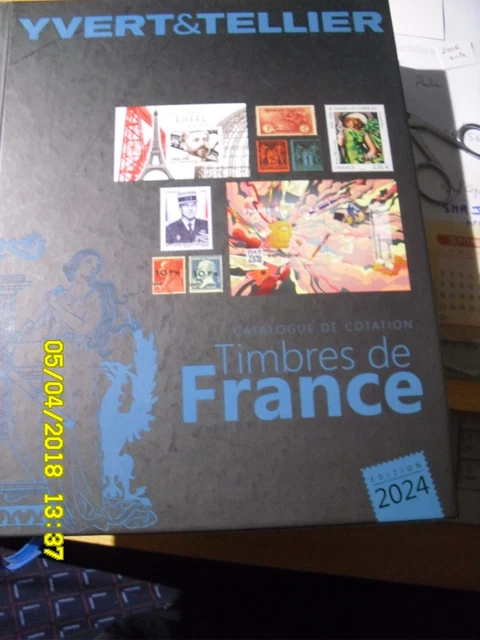CATALOGUE DE COTATION timbres de France 2024 Yvert et Tellier.Ocasion comme neuf EUR 20,00 ...