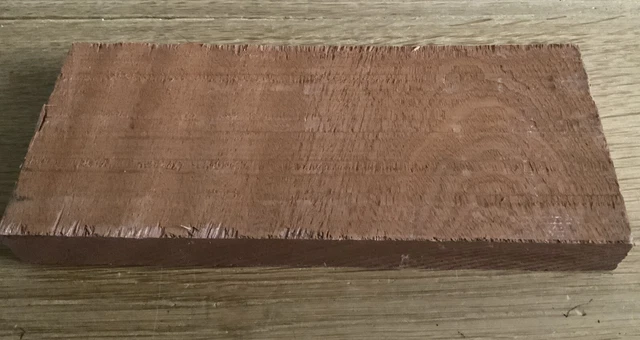 MAHOGANY HARDWOOD TIMBER Offcut - 27 x 11.5 x 2.8cm - Wood DIY Crafts ...