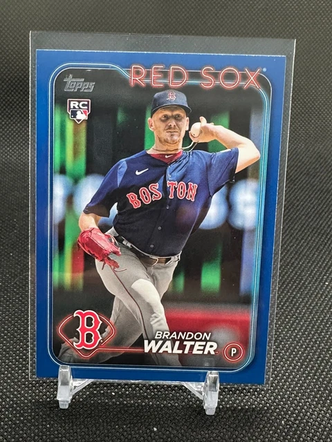 2024 TOPPS BORDURE BLEUE Brandon Walter ROOKIE #193 - Red Sox de Boston ...