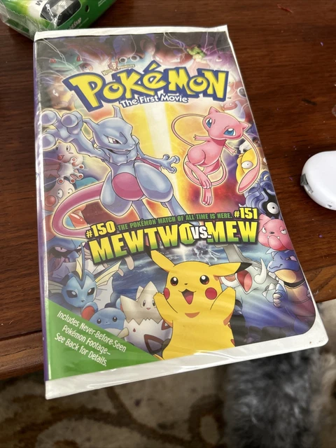 POKÉMON THE FIRST Movie VHS Tape MEWTWO VS MEW Warner Bros Kids ...