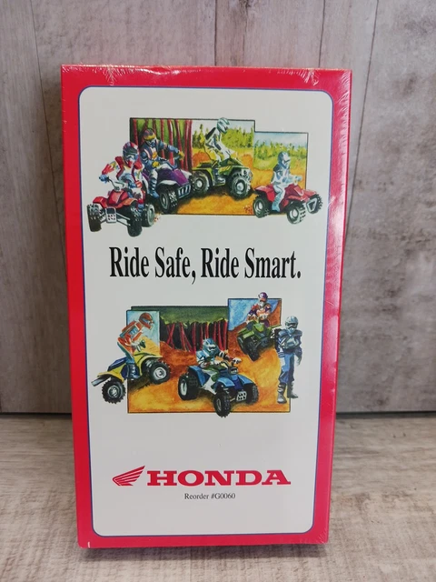 RIDE SAFE, RIDE Smart.Honda VHS Movie VCR Video Tape SEALED £9.37 ...
