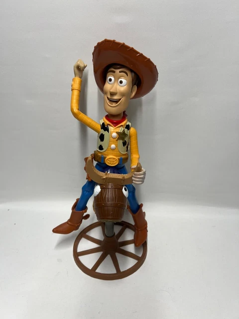 DISNEY PIXAR TOY Story 20th Anniversary Bull Riding Woody 19" Missing ...