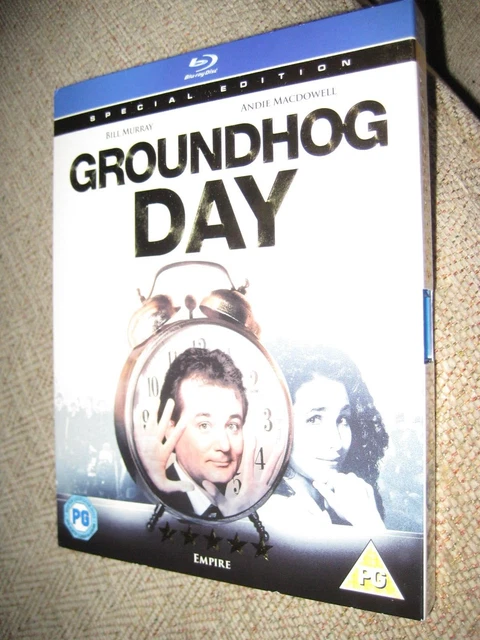 GROUNDHOG DAY BLU Ray Special Edition + Slipcase Bill Murray Mint Disc Free P&P EUR 5,85 ...