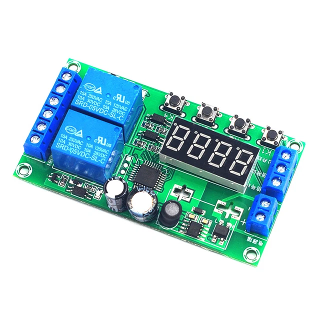 YF-7 MULTIFUNCTIONAL DUAL Channel Delay Relay Module Board Pulse Trigger Cycle EUR 9,20 ...
