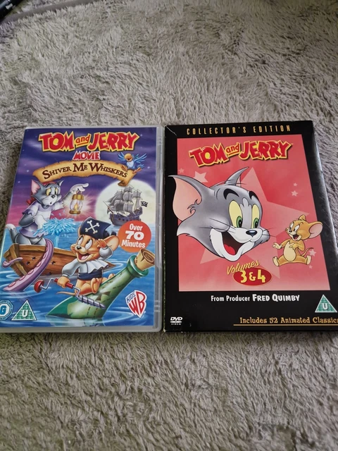 TOM AND JERRY - Collectors Edition Vol 3-4 & Shiver Me Whiskers DVDs £5.99 - PicClick UK