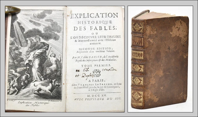 EXPLICATION HISTORIQUE DES FABLES (Origine et Conformité) - BANIER ...