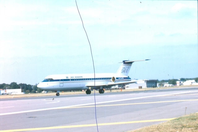 ORIGINAL CIVIL AIRCRAFT Plane Colour Slide Of Dee Howard Bac 111 At ...