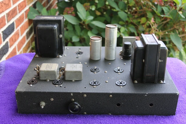VINTAGE TUBE AMPLIFIER W/ Thordarson Transf. T84S58 Output , T69R35 ...