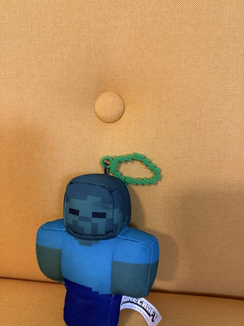 MINECRAFT ZOMBIE 5” Mojang Clip On Plush School Bag 2024 £2.24 ...